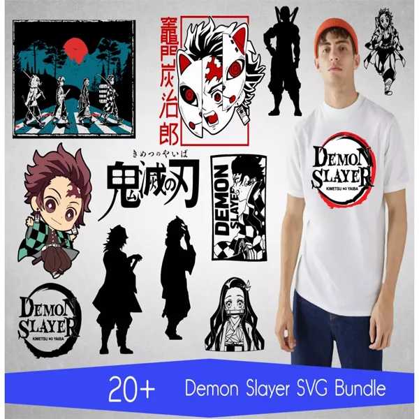 Demon slayer svg – Perfect for Crafting Unique Merchandise!