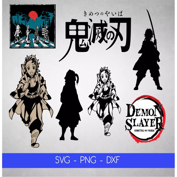 Demon slayer svg – Perfect for Crafting Unique Merchandise!